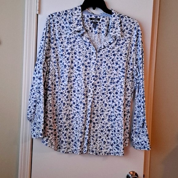 Chaps | Tops | Chaps No Iron Blouse 2x | Poshmark